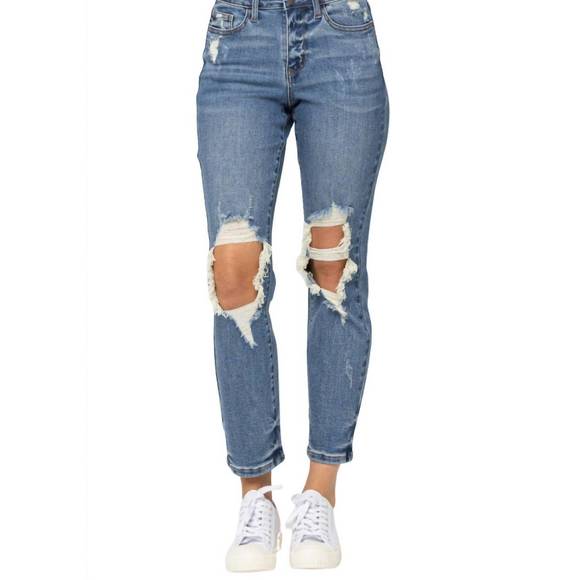 Judy Blue | Jeans | New Judy Blue Plus Size Destroyed Boyfriend Denim ...